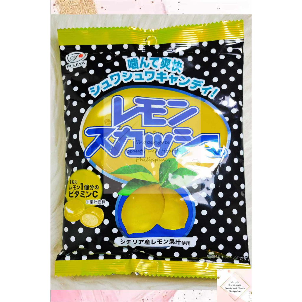 LEMON SQUASH CANDY SPARKLING HARD CANDY ( FUJIYA JAPAN ) | Shopee ...