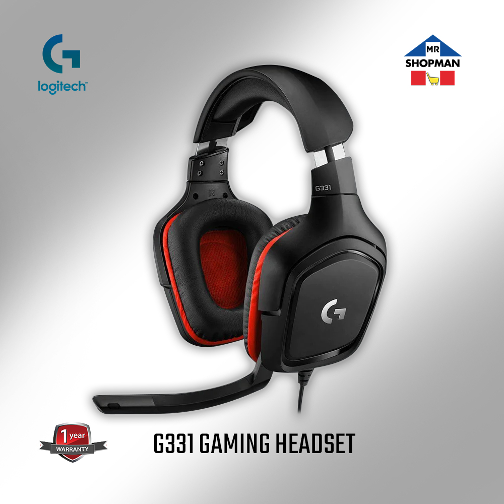 Logitech G331 Stereo Wired Gaming Headset Headphones | Shopee Philippines