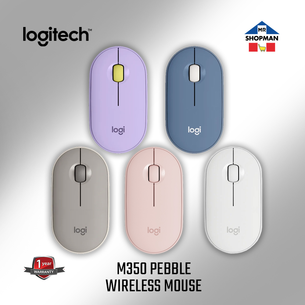 Logitech Pebble M350 Silent Wireless / Bluetooth Mouse | Shopee Philippines