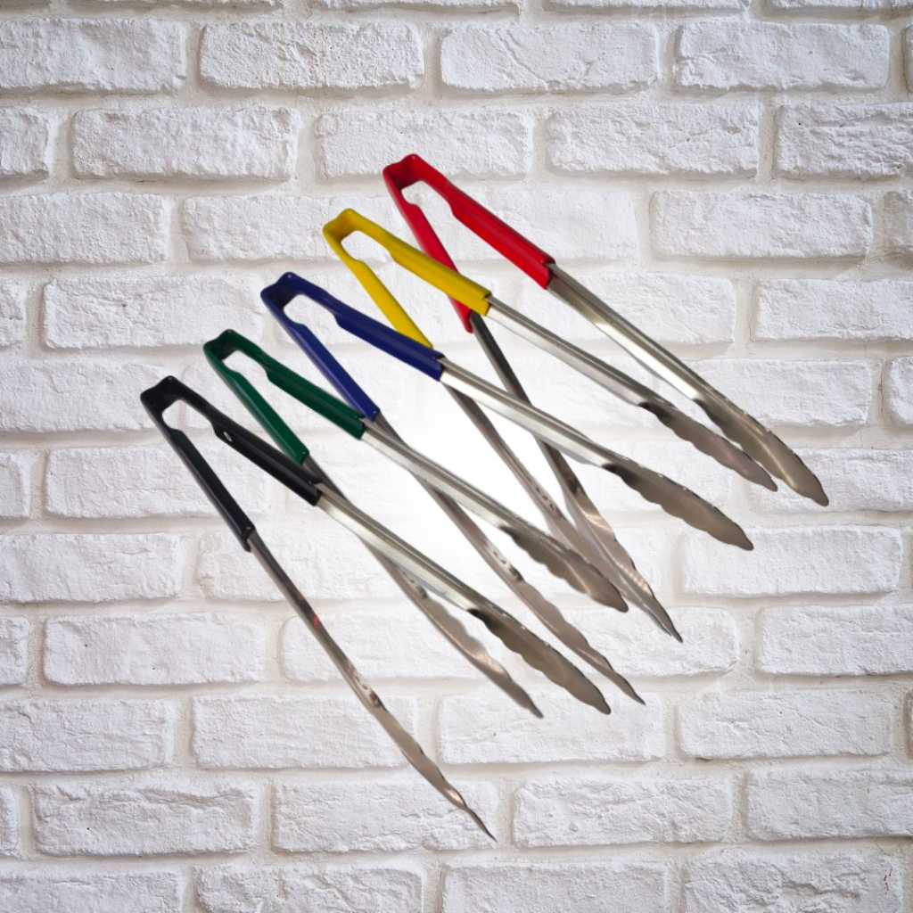Kitchen Tongs Stainless Steel Color Coded G.chef Touch Handle 9inches ...