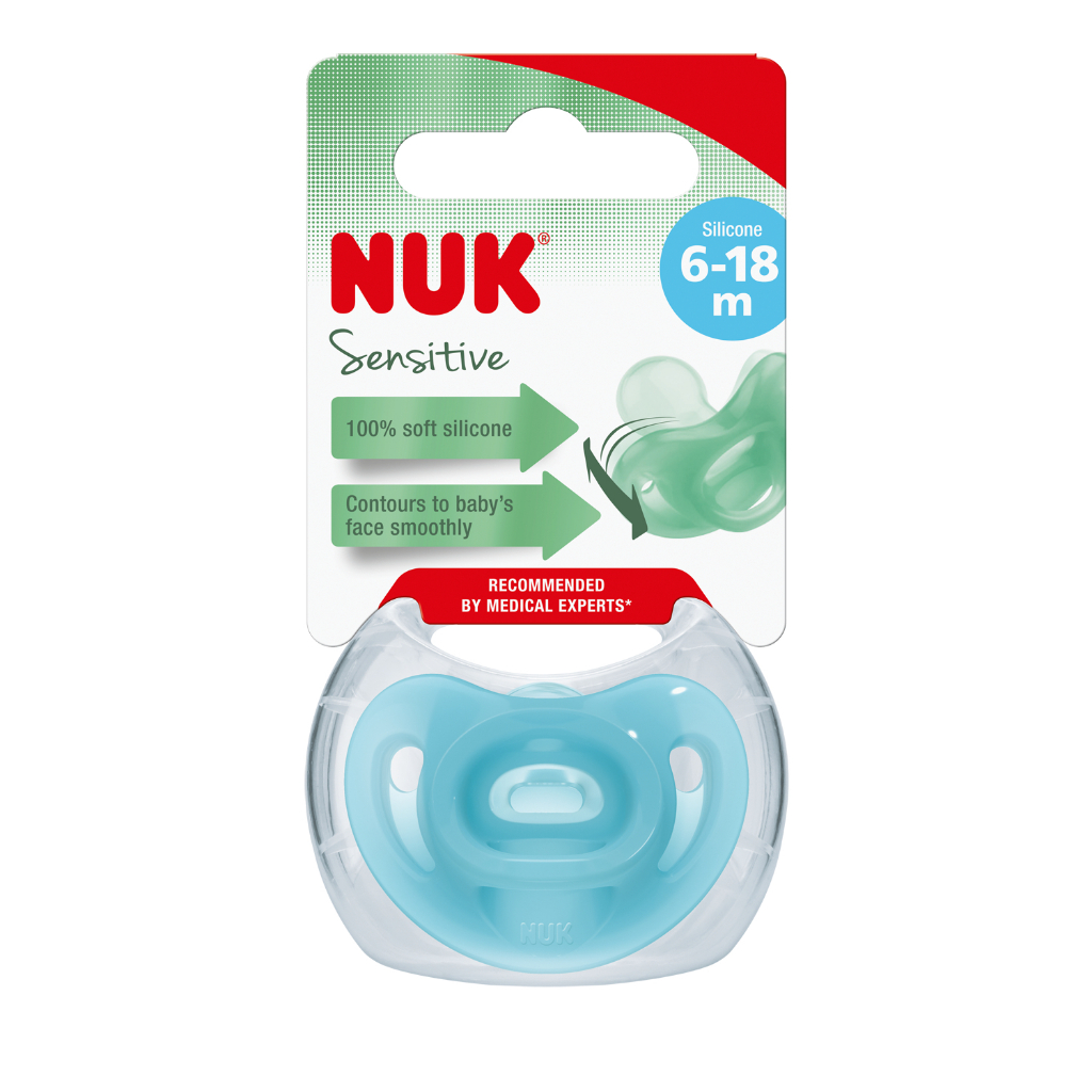 Nuk Sil Soother S2 Sensitive 1/Box - Blue | Shopee Philippines