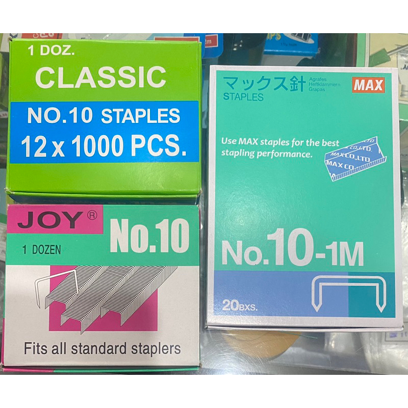 1 Box Bala ng stapler #10 (Classic#10 / Joy#10 / Max#10) Staple wire ...