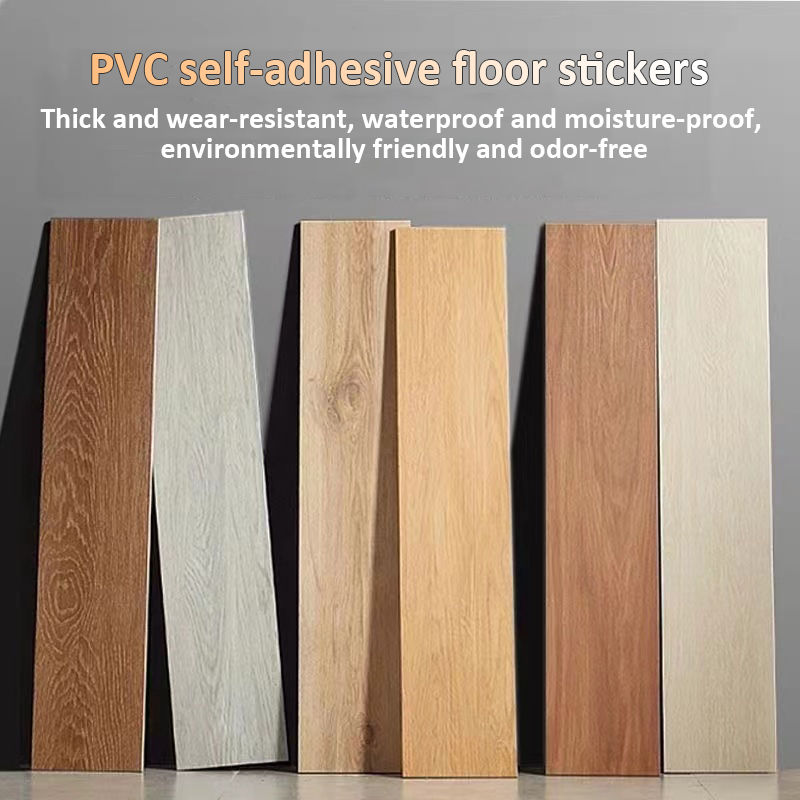 Vinyl Adhesive PVC Tiles Flooring Floor Stickers 1pcs 1.5mm thick ...