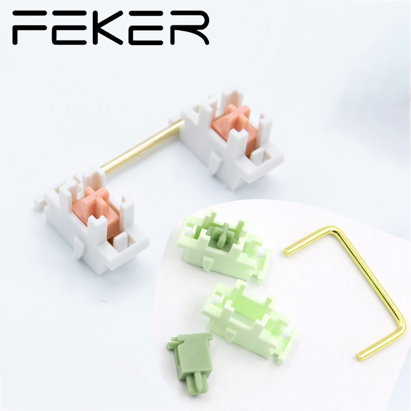Feker 6.25U 2U Satellite Axis Matcha Panda Color For GMK67 IK75 H81 ...
