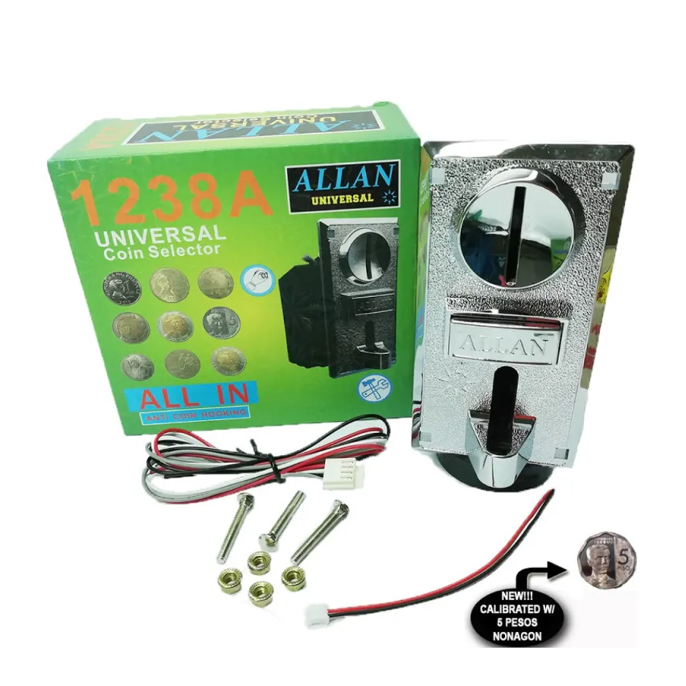 ALLAN 1239A Coinslot Multi Coin Selector accepts Old and New Coins ...