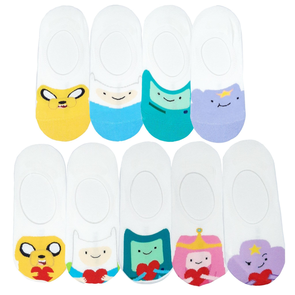 Korean Socks - Adventure Jake Finn BMO Princess Bubble Lumpy Space ...