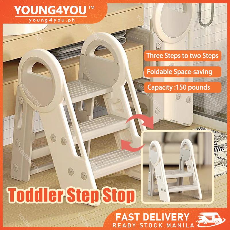 Foldable Toddler Step Stop for Bathroom Sink Step Stool for Kids Ladder ...