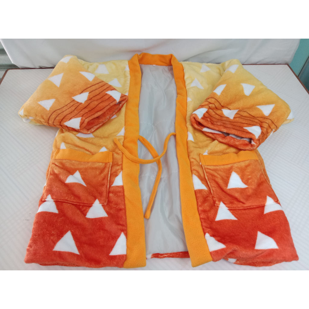 BANDAI Anime Demon Slayer "Zenitsu" Sleep Wear | Shopee Philippines