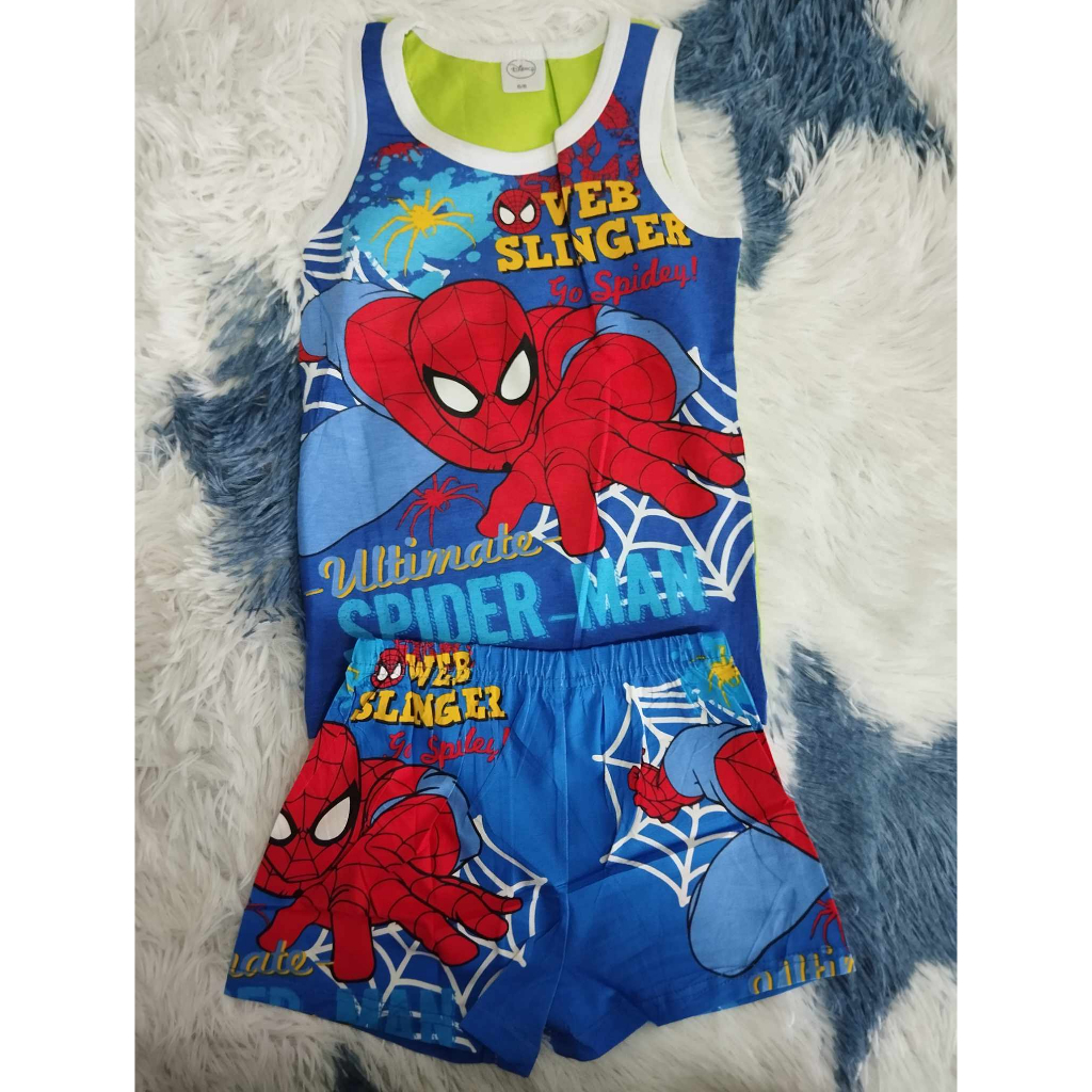 ZEN BOY TERNO CARTOON PATTERNS IN VARIOUS COLORS[SANDO AND SHORTS]BOY ...