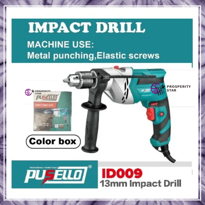 PROSPERITY STAR [1PC] High Quality Pusello #ID009 Impact Drill 1020W ...