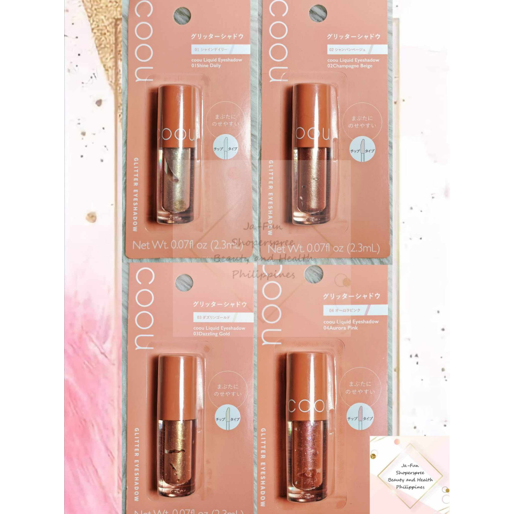GLITTER EYESHADOW LIQUID AUTHENTIC JAPAN COOU LIQUID EYESHADOW | Shopee ...