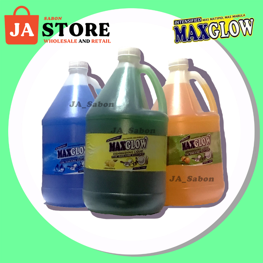 MAXGLOW Dishwasing Liquid 1 Gallon | Shopee Philippines