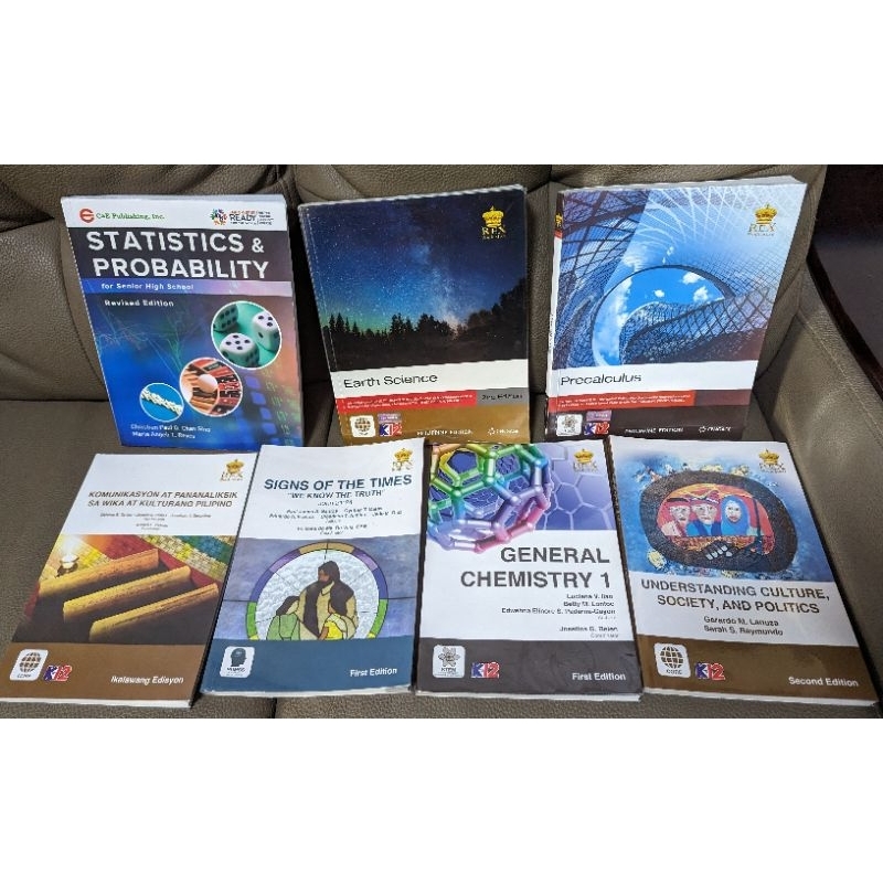 Senior High School books Set C Grade 11 / 12 (Good as New) | Shopee ...