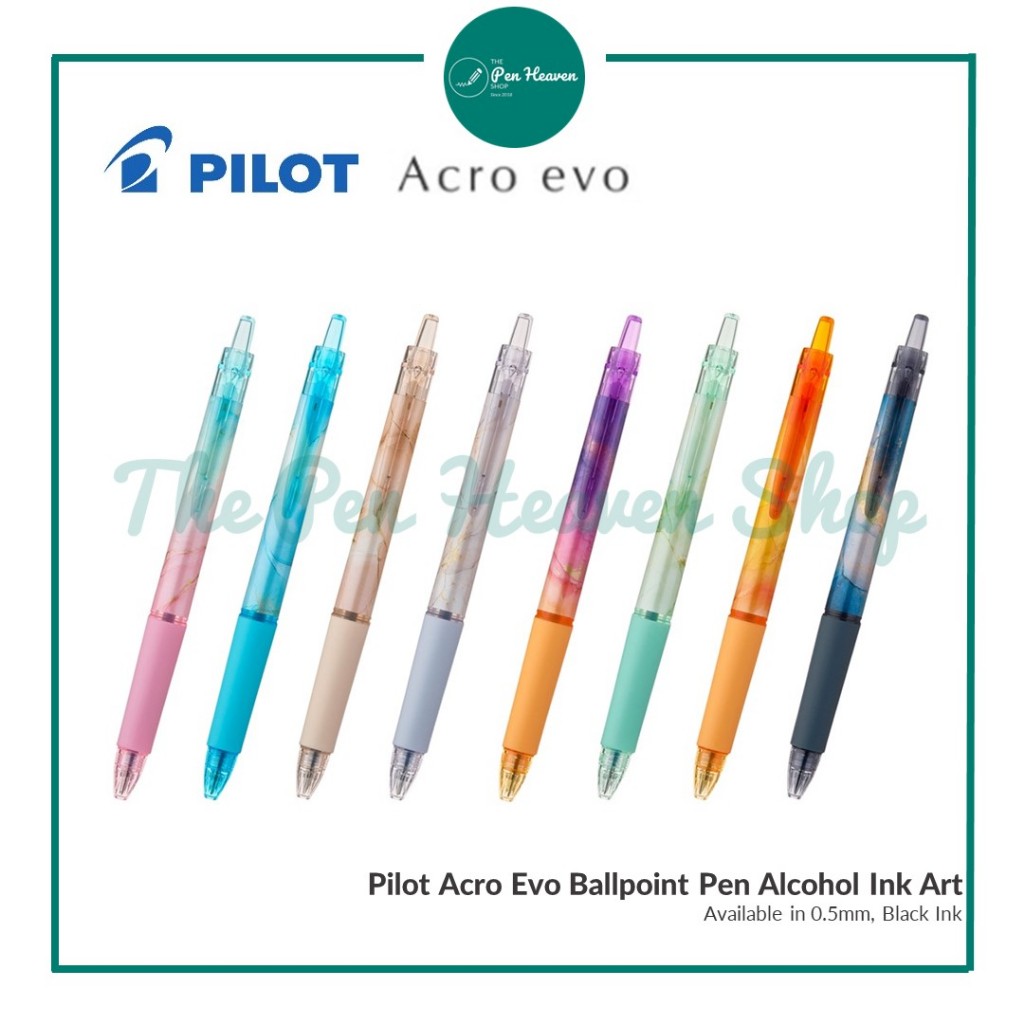 Pilot Acro Evo Ballpoint Pen Alcohol Ink Art (Acroball, 0.5 mm) | Shopee Philippines