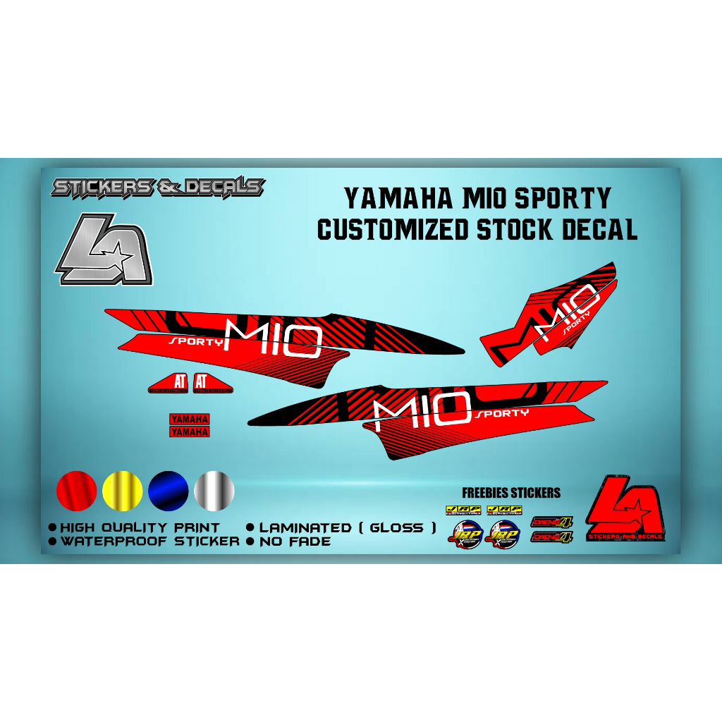 Mio Sporty stock decal (soulty concept) Customized design | Shopee ...