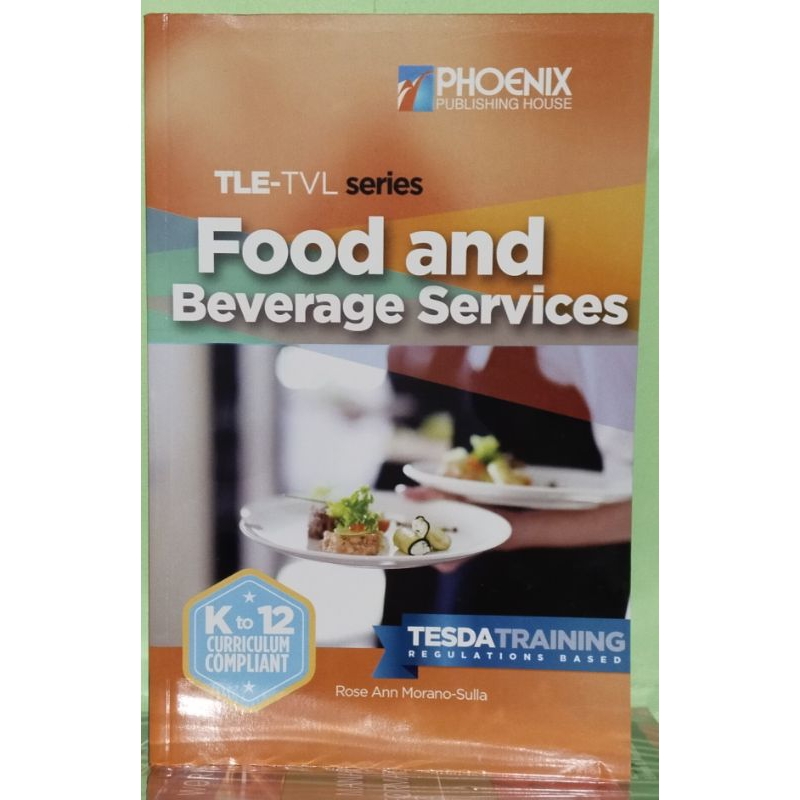 FOOD AND BEVERAGE SERVICES TESDA TRAINING ( BRAND NEW ) | Shopee ...