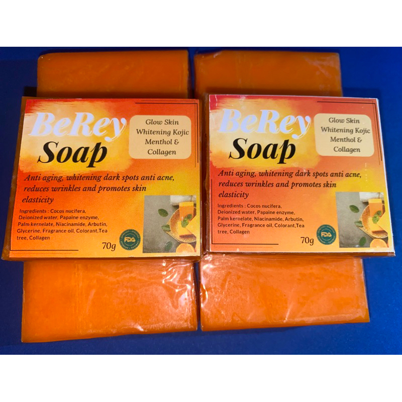 BeRey SOAP(GLOW SKIN WHITENING KOJIC MENTHOL&COLLAGEN) | Shopee Philippines