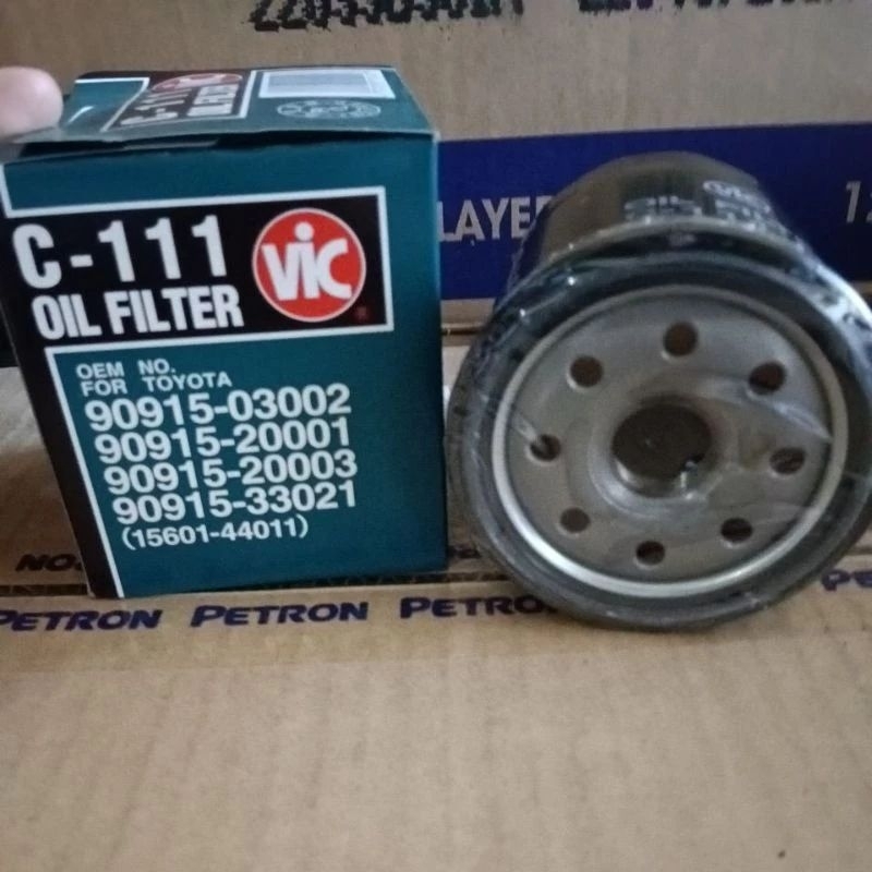 original Vic oil filter C-111 fortuner innova Rav4 hiace/hilux/grandia ...