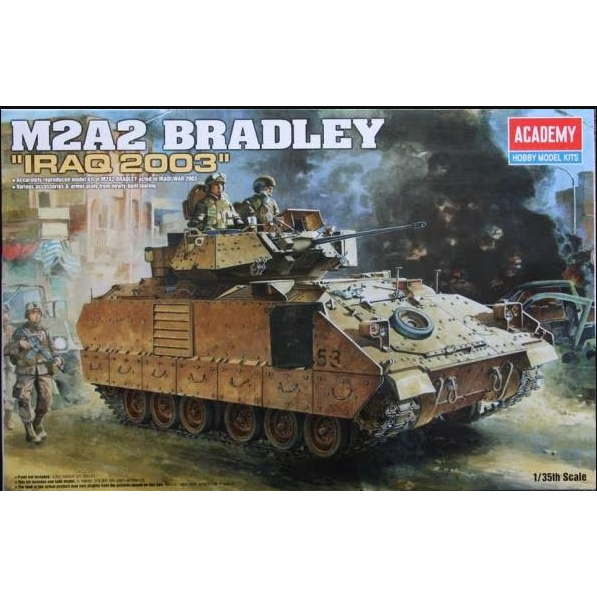 M2A2 Bradley "Iraq 2003" ACADEMY 13205 Scale Model 1/35 | Shopee ...