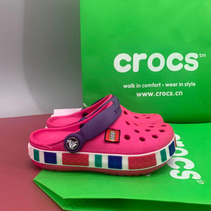 Crocs Lego Clogs Sandals For Kids | Shopee Philippines