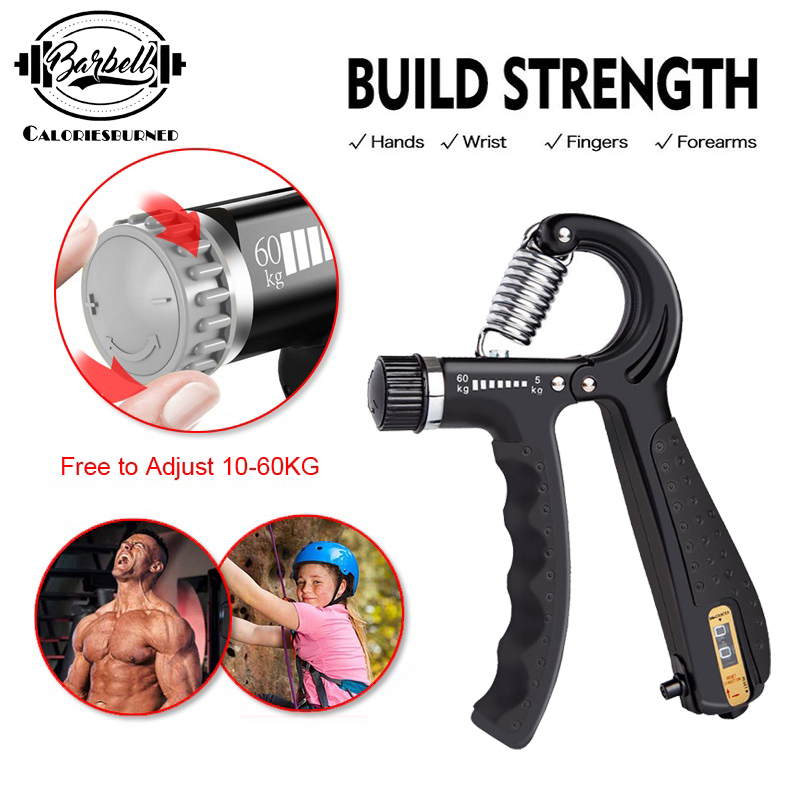Hand Gripper Adjustable R-Type Hand Grip Strength Arm Muscle Hand ...