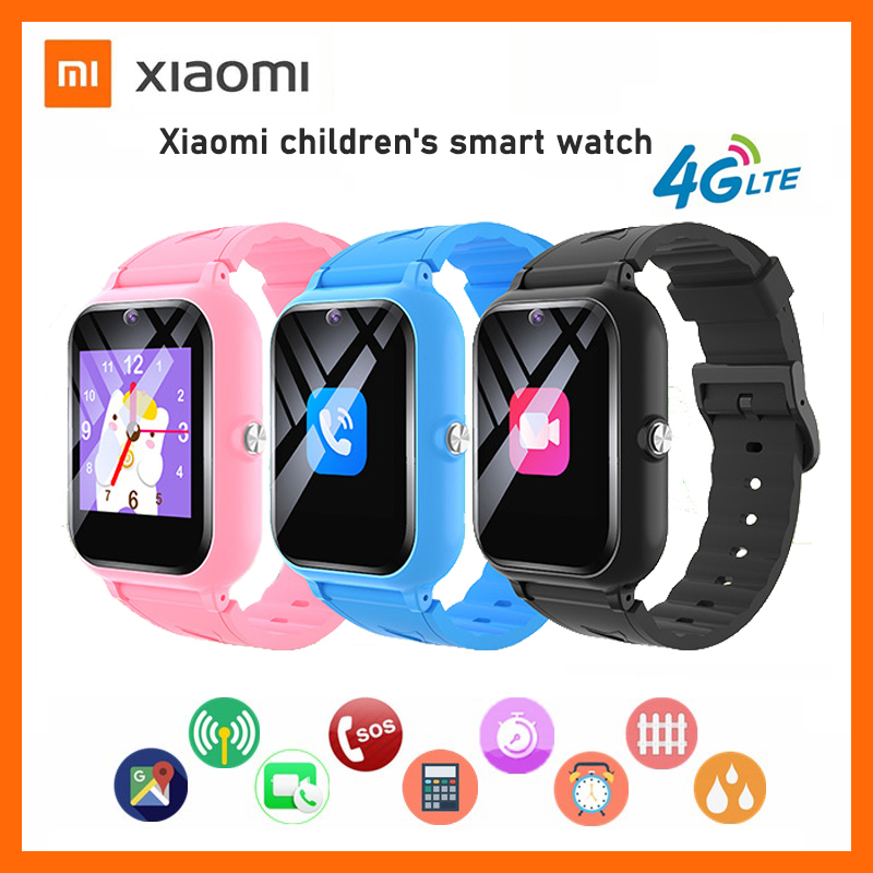Xiaomi smart watch for kids SIM 4G network video call waterproof GPS ...