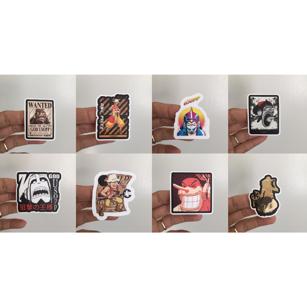 Usopp One piece high quality print sticker (glittered matte stickers ...