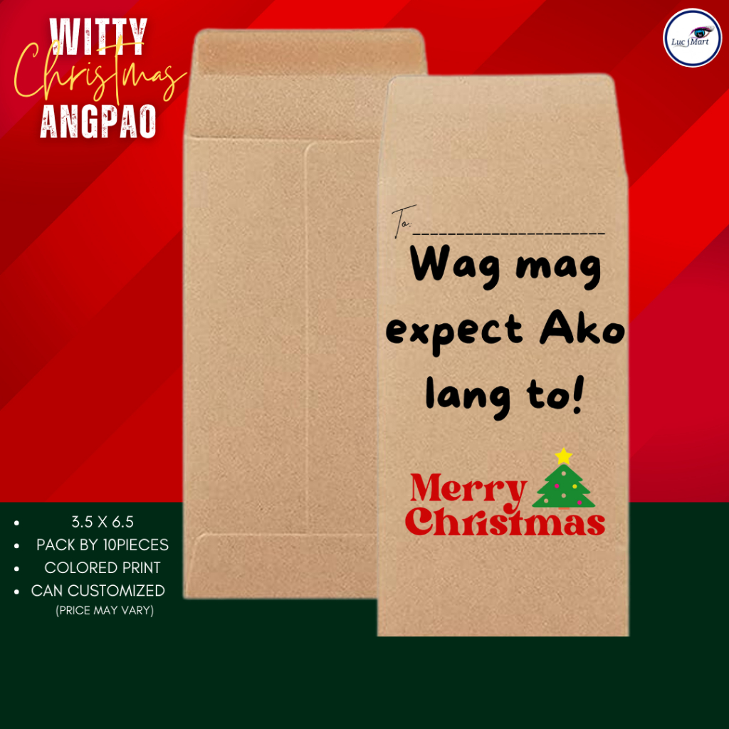 WITTY ANGPAO / AMPAO / Coin envelopes - WAG MAG EXPECT AKO LANG TO ...