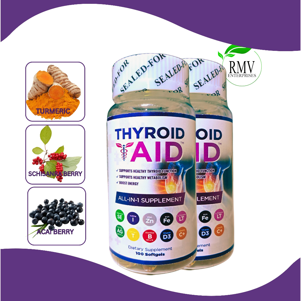 Thyroid Aid for Thyroidism Goiter 93 softgel | Shopee Philippines