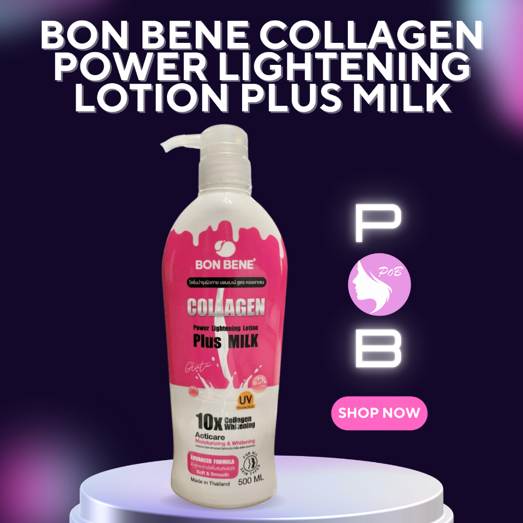 Bon Bene Collagen Power Lightening Lotion Plus Milk | Shopee Philippines