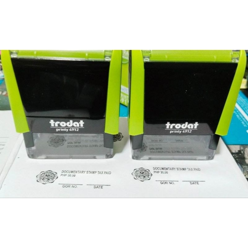 TRODAT 4912 COD FREE LAYOUT, LOGO, SIGNATURE and NAME | Shopee Philippines