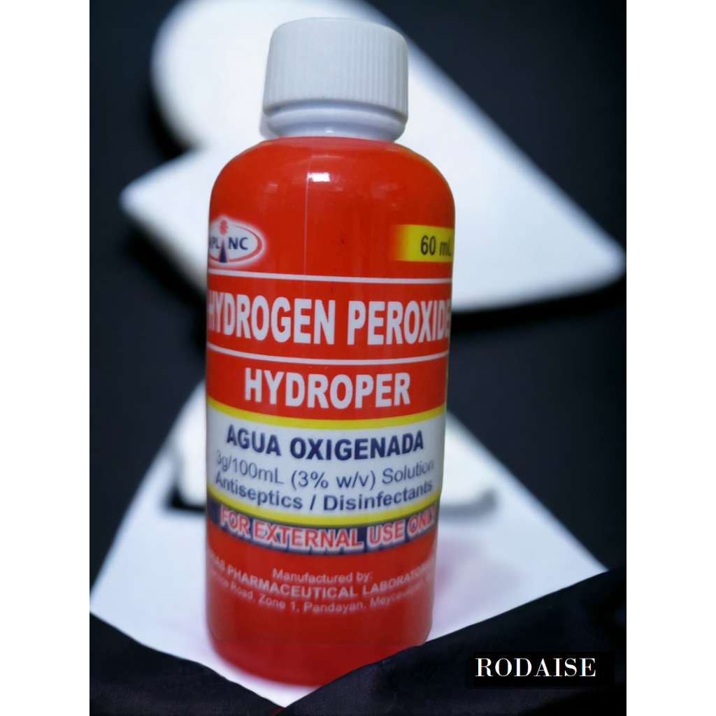 HYDROGEN PEROXIDE HYDROPER 60ML | Shopee Philippines