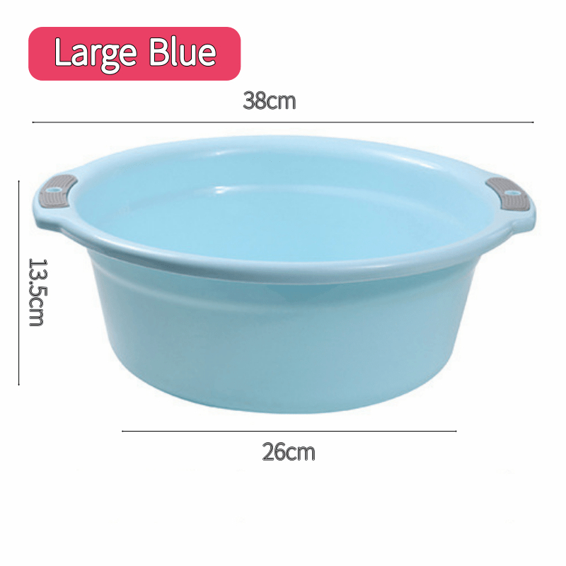Q60 COD【Manila】Thick wash basin plastic washbasin household large baby ...