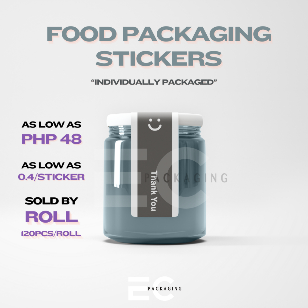 [EC] 120PCS/ROLL PACKAGING STICKER FLORAL STICKER SEAL SELF-ADHESIVE ...