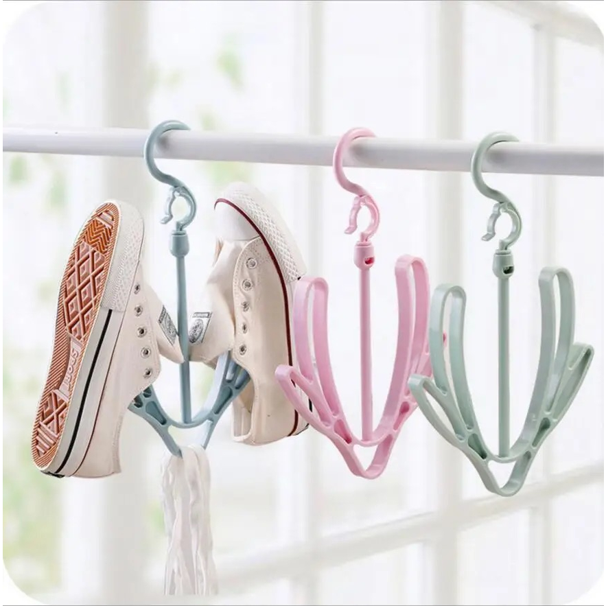 Balcony Shoe Drying Rack Hook Drying Hanger | Shopee Philippines