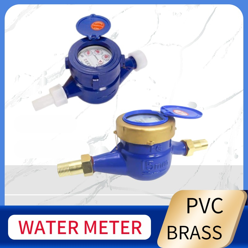 Water Meter Water Sub Meter 1/2 metal Brass Adaptor Wet Tapy | Shopee ...