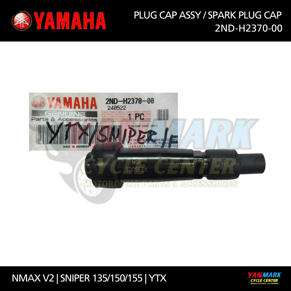 ORIGINAL YAMAHA - PLUG CAP ASSY / SPARK PLUG CAP - NMAX V2 | SNIPER 135 ...