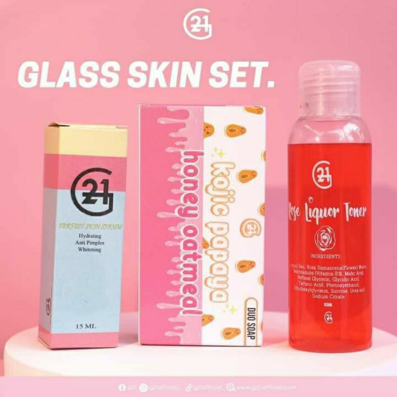 G21 Glass skin Set (3 items na - 1 Set) | Shopee Philippines
