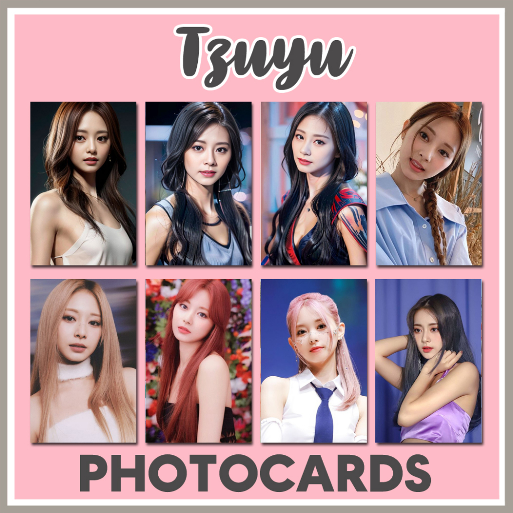TWICE Tzuyu Photocards (400 gsm) | Shopee Philippines