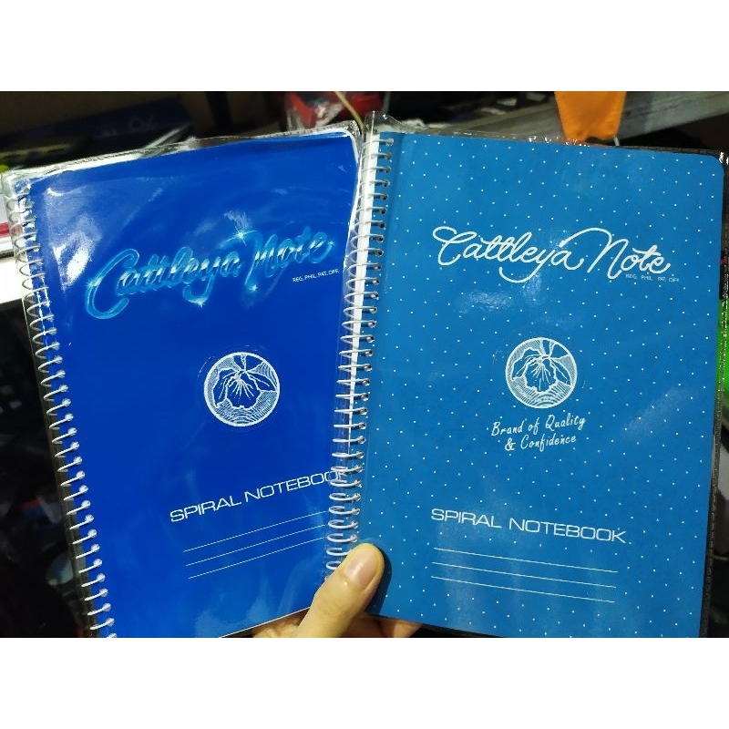 Cattleya Spiral Notebook 100 Sheets With Plastic Cover (6"x8.5"inches ...
