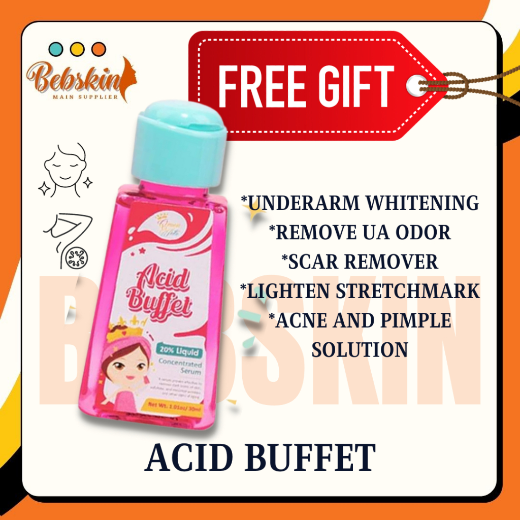 Acid Buffet Serum 30ml | Queen White | Shopee Philippines