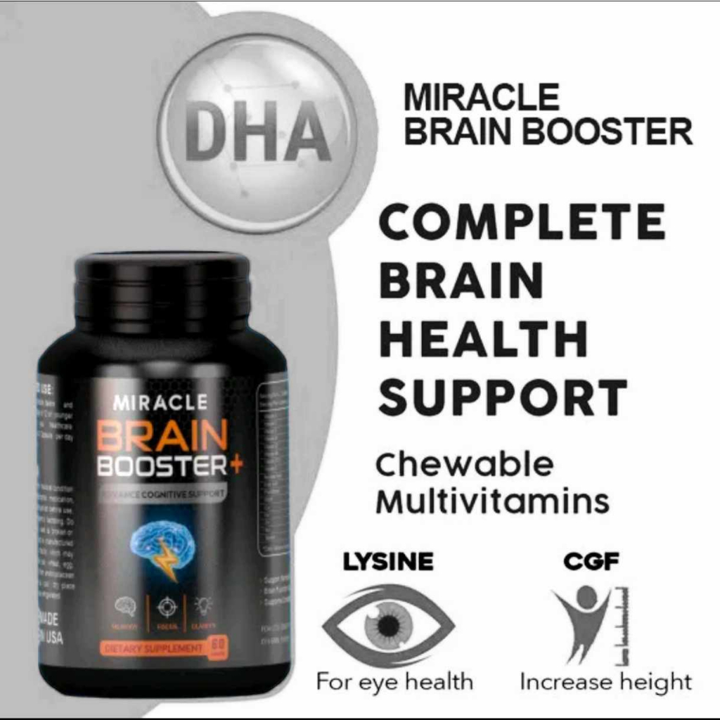 DHA Miracle Brain Booster || Boost Brain Health! and Improve Focus ...