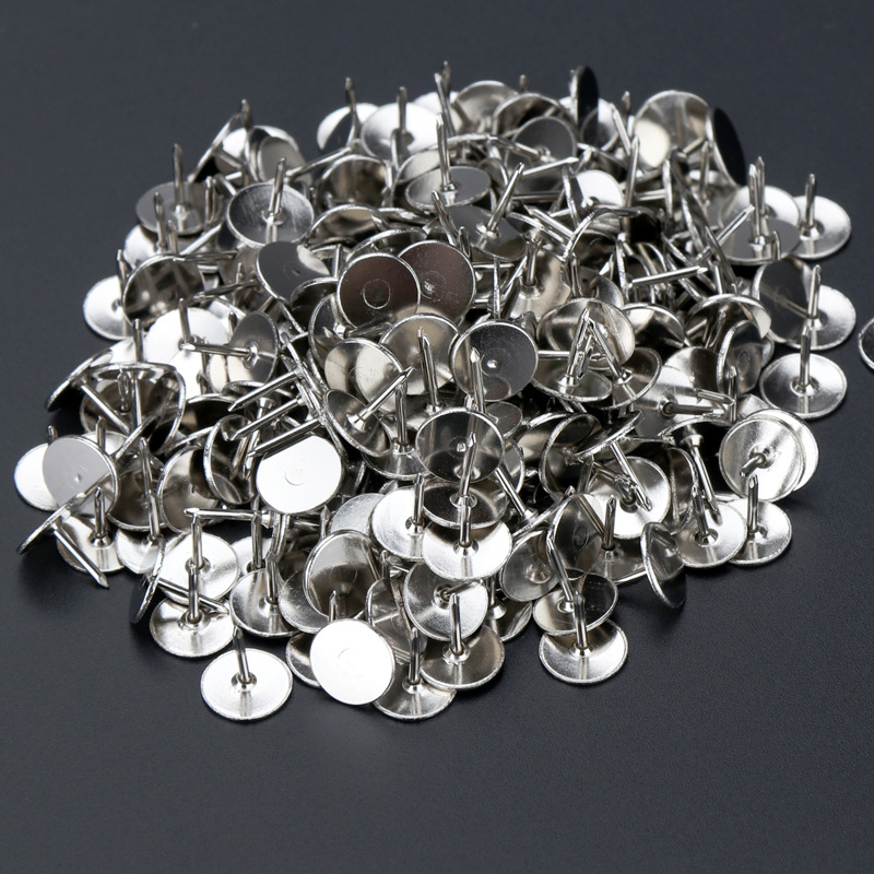 silver Push Pins Thumb Thumbtack Board Pins Drawing Photo Wall Studs ...