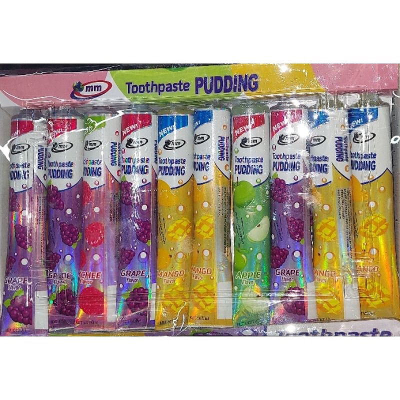 [MM] CANDY TOOTHPASTE PUDDING ASSORTED FLAVOR 30 pcs | Shopee Philippines