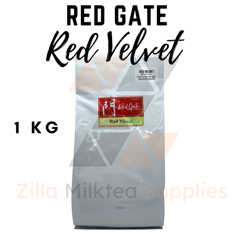 Red Gate Red Velvet Premium Powder 1kg and 500g for MilkTea, Shakes and ...