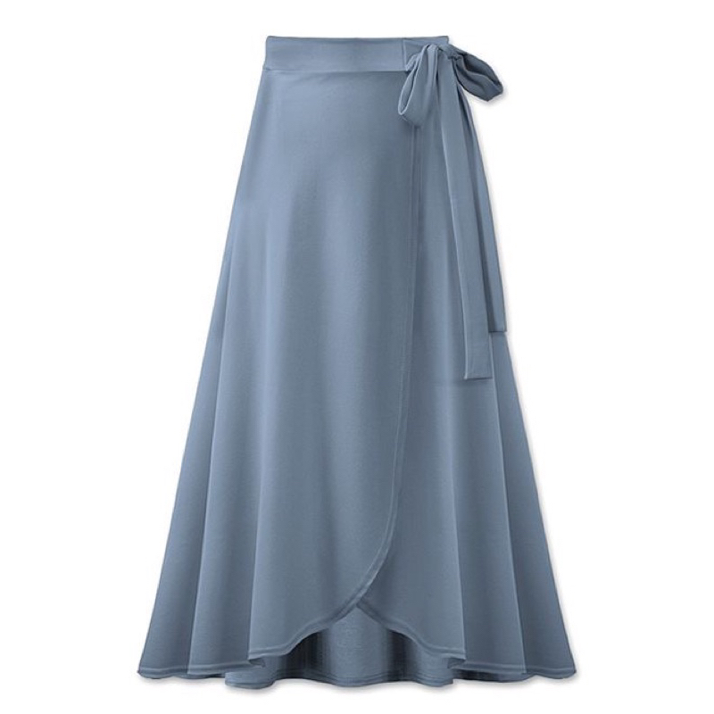 KOREAN OVERLAP SKIRT FREE SIZE CASUAL SKIRT | Shopee Philippines