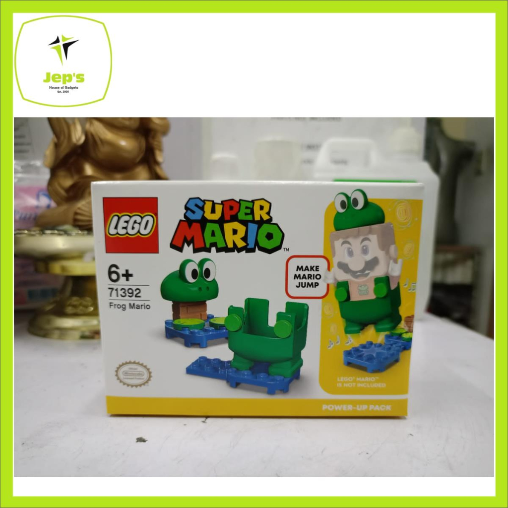 Lego Super Mario 71392 Frog Mario Power Up Pack (2021) | Shopee Philippines