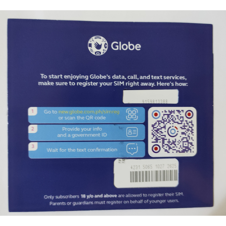 Globe 5G Special Number Vanity Tricut SIM Card Unique Eternity Luck ...