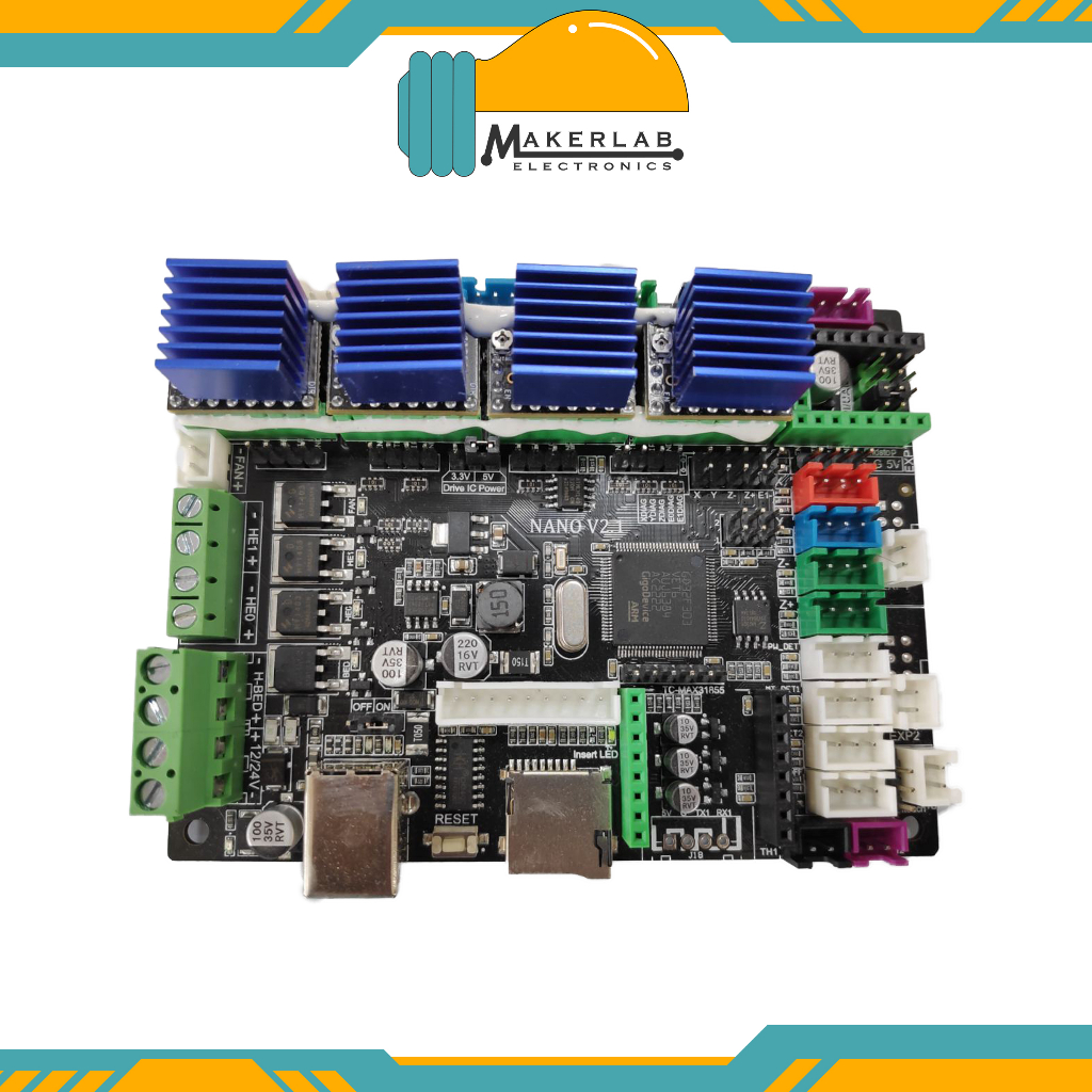 FLSUN V400 Motherboard with 4pcs TMC2226 Stepper Motor Driver Silent ...