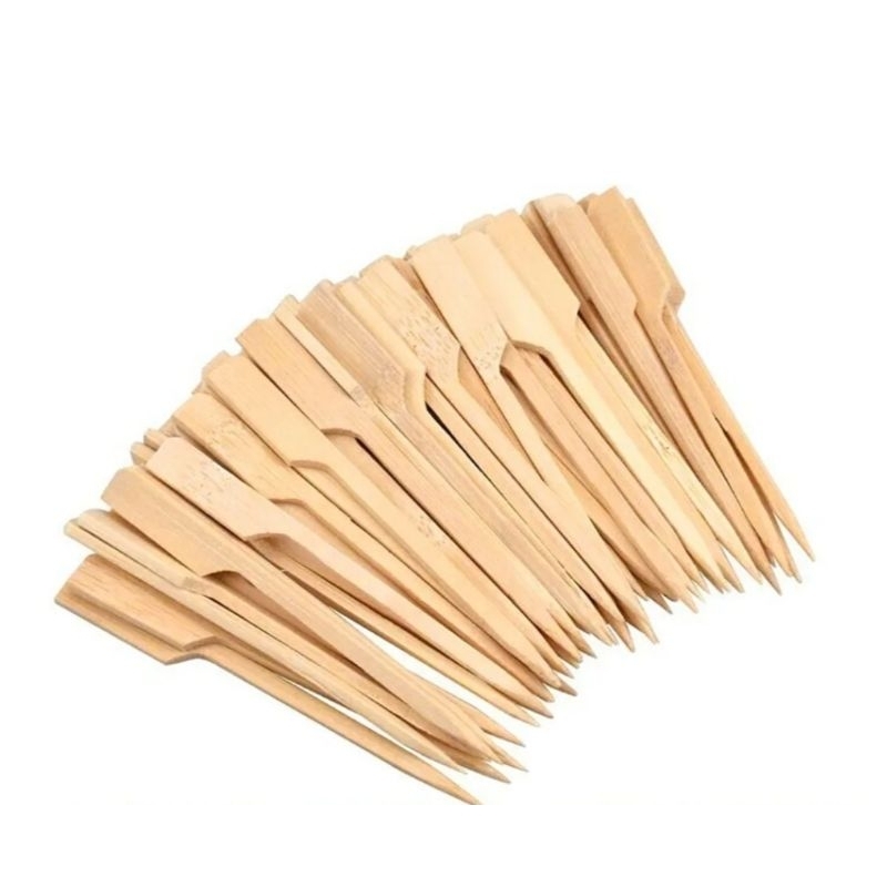 Teppo Skewer Wood 9cm 100pcs / Pack | Shopee Philippines
